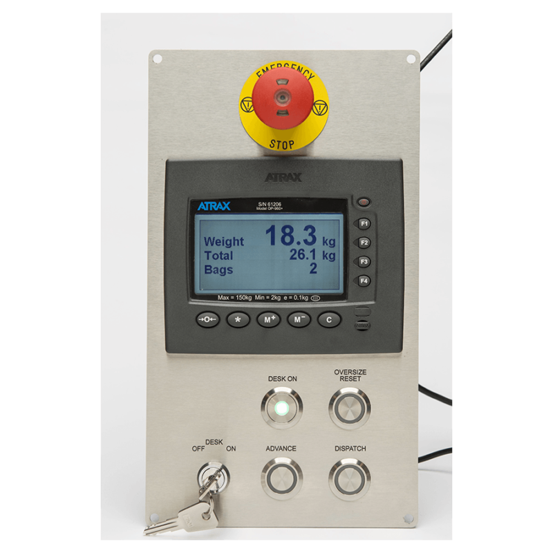 Extended Operator Panels | Airport Baggage Scales | Atrax Group