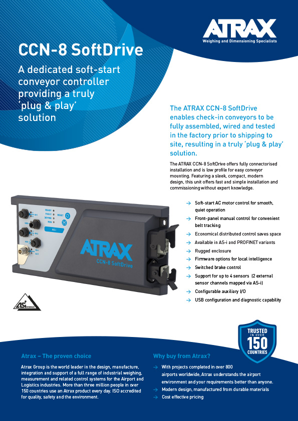 CCN-8 SoftDrive Conveyor Control Node | Control Product | Atrax Group